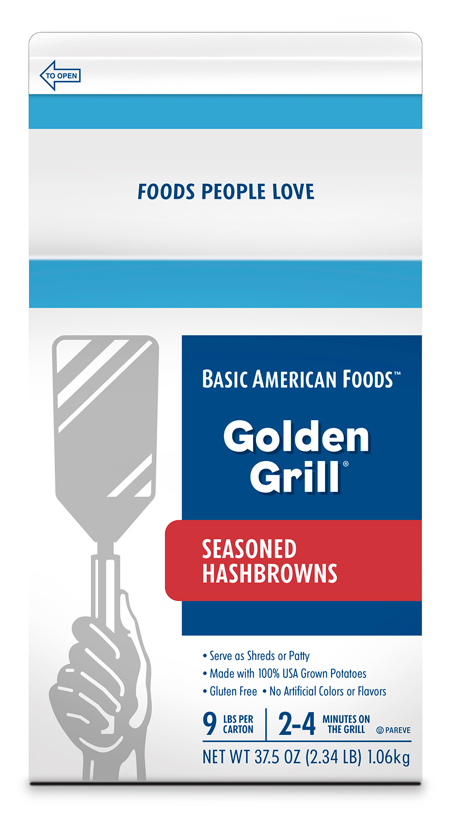 Golden Grill® Seasoned Hashbrowns - Basic American Foods - Foodservice